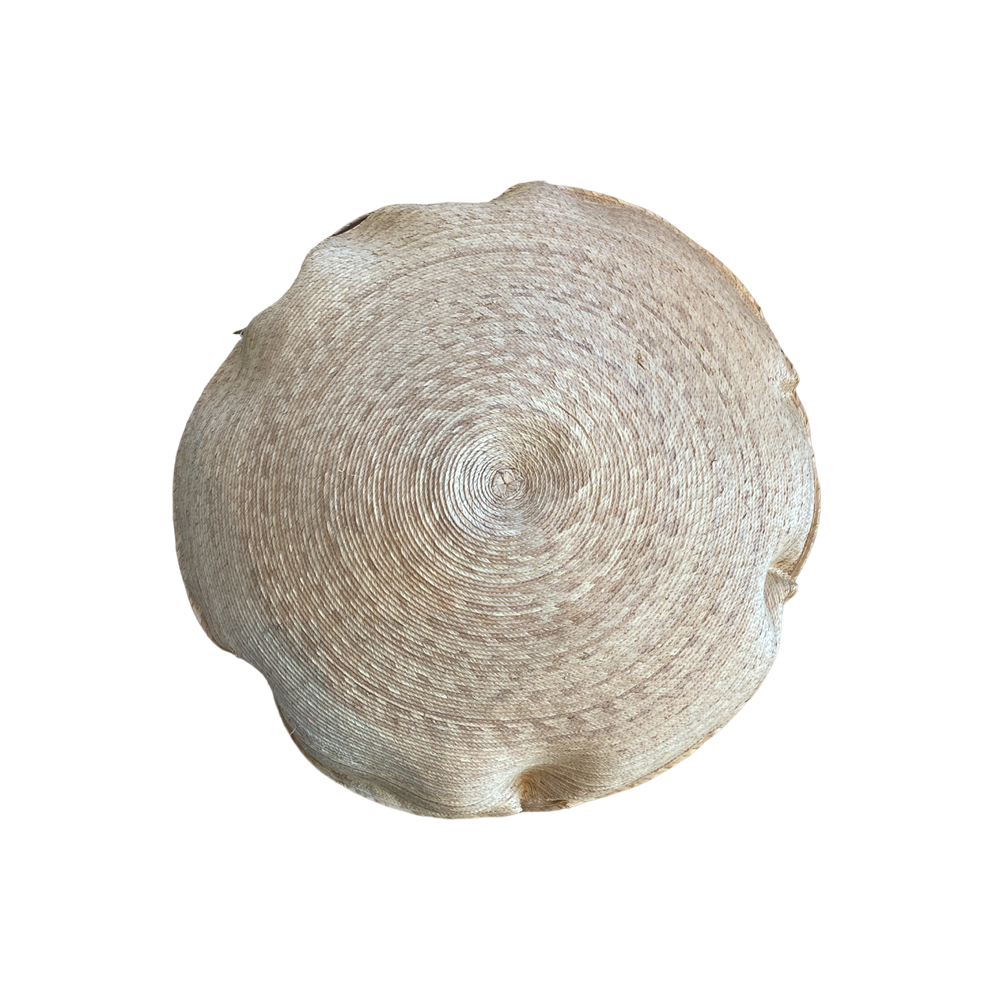 Natural Fabric Puff – TSEEBAL: Tienda de Diseño Mexicano/Mexican Design ...